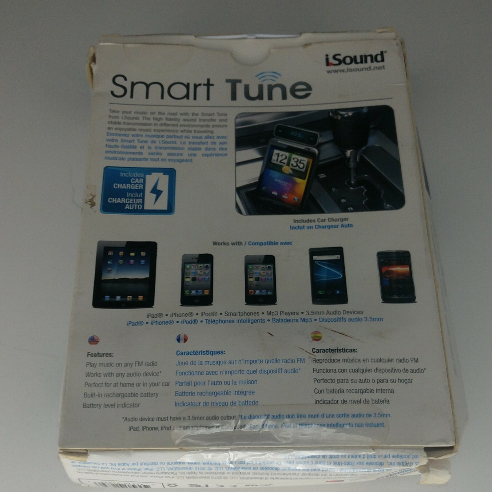 ISOUND 1639 Smart Tune FM Transmitter Micro USB Car Charger for Phones ...