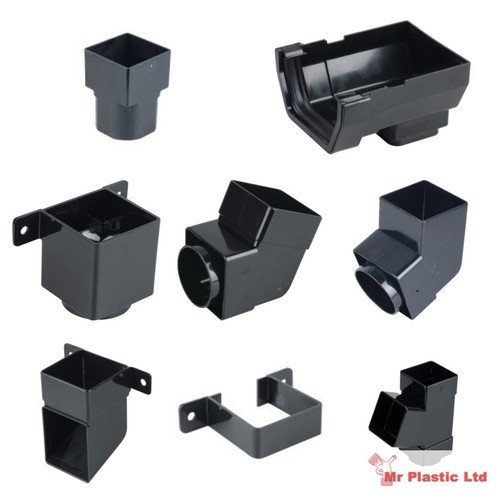 Osma 100mm Squareline Gutter fittings & 61mm Square down pipe fittings ...