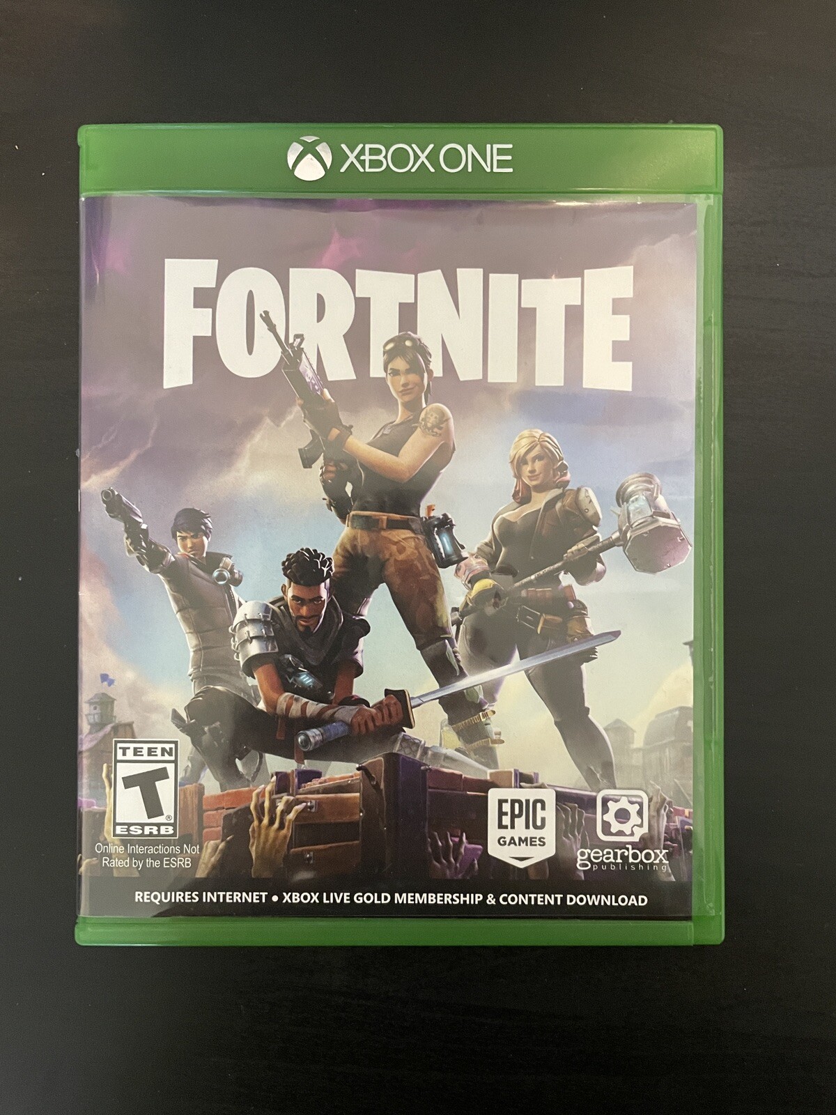 Fortnite Xbox One 2017 STW Disc Unused Storm Master Weapon Pack Code ...