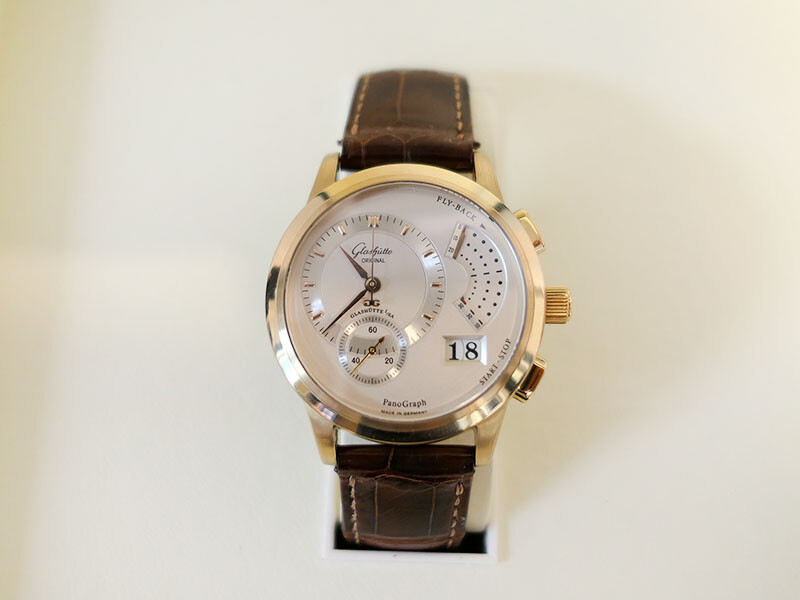 Glashutte Original PanoGraph 61-01-01-01-04 18k Rose Gold LTD 39mm ...