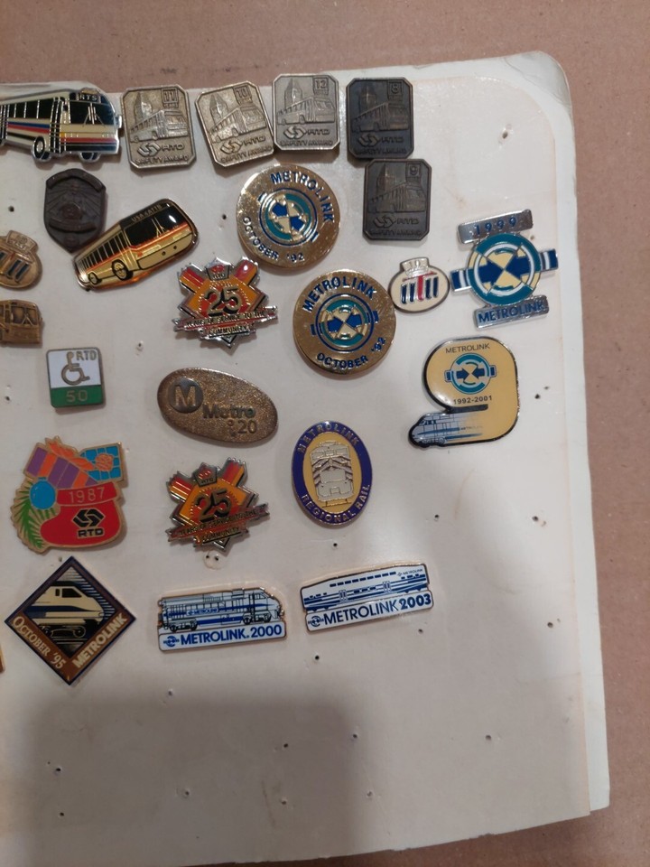 LA RTD Pins Metrorail Pins MTA , The Whole Lot | eBay