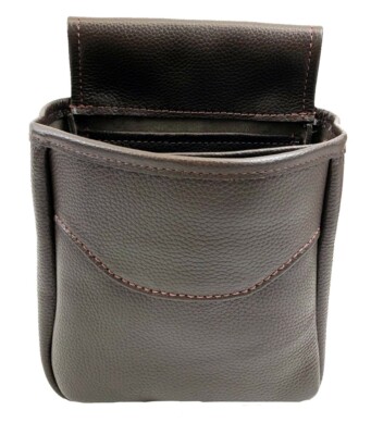 Genuine LEATHER SHOTGUN SHELL POUCH Skeet Sporting Clays Trap -USA MADE ...