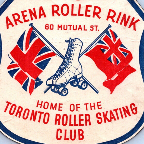 1940s Arena Roller Skating Rink Club 60 Mutual Street Toronto Ontario ...