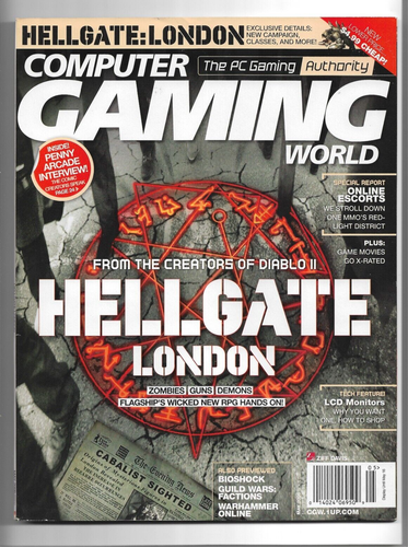 Computer Gaming World Magazine May 2006 #262 - HELLGATE LONDON | eBay