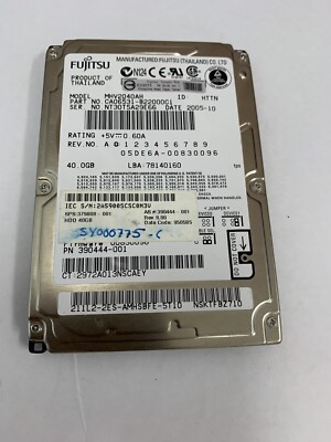 fujitsu 40gb ide 2.5” hard drive | eBay Australia