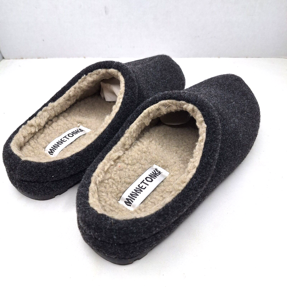 Minnetonka Men's Slippers Mule Slip On Size 9 Medium 45350 | eBay