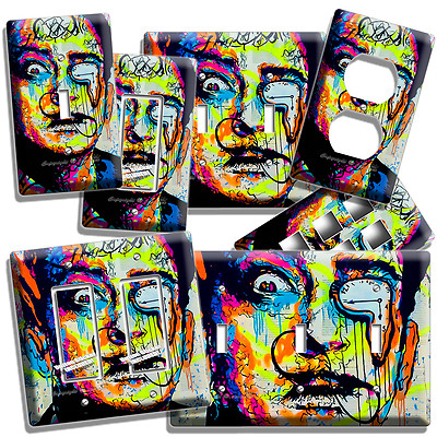 SALVADOR DALI ABSTRACT LIGHT SWITCH OUTLET WALL PLATE ART STUDIO ROOM ...