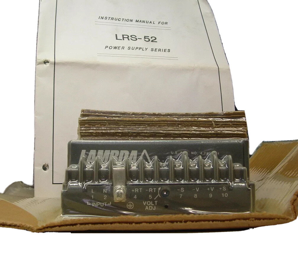 LRS-52-5 Lambda 95-132VAC 5VDC Output Power Supply --SA | eBay