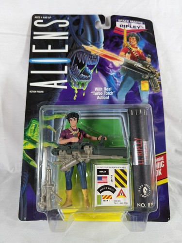 Kenner Aliens Space Marine Lt. Ripley 1992 Vintage Action Figure With ...