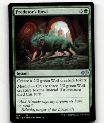 MTG Predator's Howl Jumpstart 2022 Uncommon | eBay