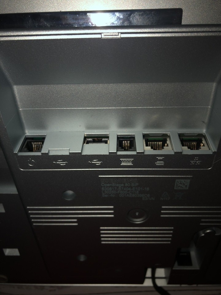 Siemens OpenStage 80 SIP Desktop Phone S30817-S7404-E101-16-L30250-F600 ...