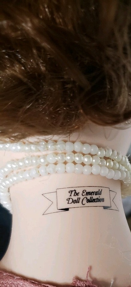 Vintage Emerald Doll Collection Victorian Porcelain Doll 28" | eBay