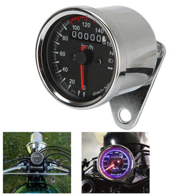 Fit Honda Cafe Racer Motorcycle LED Odometer Speedometer Tachometer ...