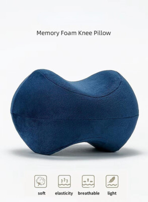 Leg Support Pillow Contour Leg & Knee Support Wedge Sciatica Memory Bed ...