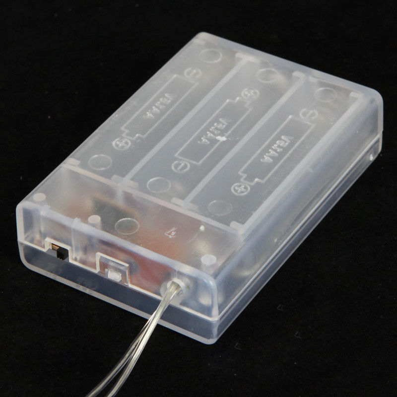 LEDs LIGHTS 100/200 STRING FESTIVE CHASER 8 TIMER BATTERY OPERATED XMAS ...