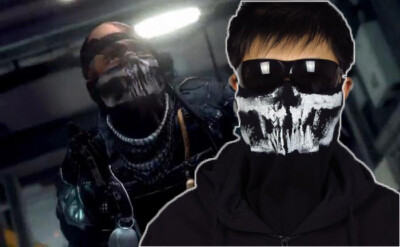 COD10 Ghosts Merrick's Mask Balaclava Cosplay | eBay