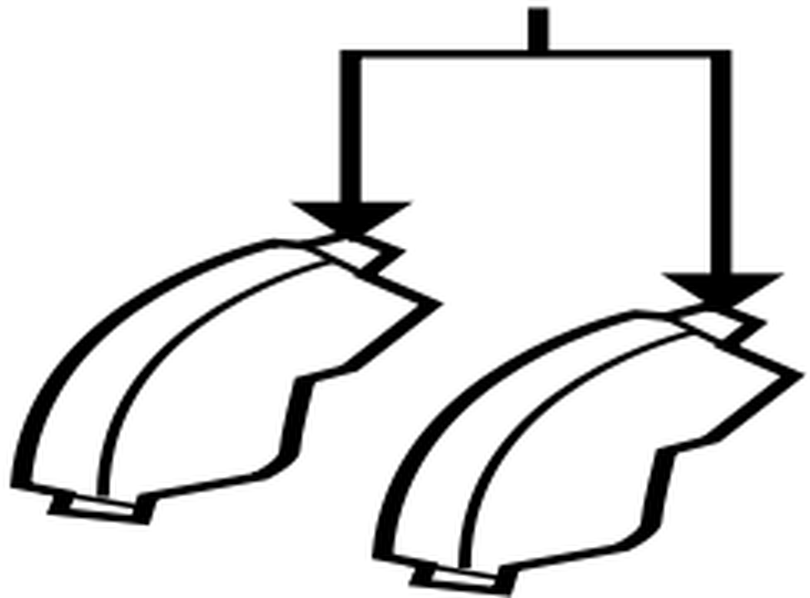 04465-42200 Toyota Pad kit, disc brake, front 0446542200, New Genuine ...