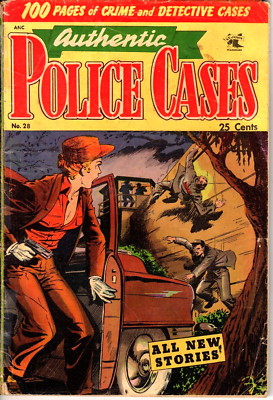 Authentic Police Cases # 28 1953 (FR/GD 1.5) Matt Baker GGA cover. 100 ...