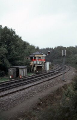 PHOTO ASH VALE JUNCTION SIGNAL BOX ON 01 OCT 1983 | eBay UK