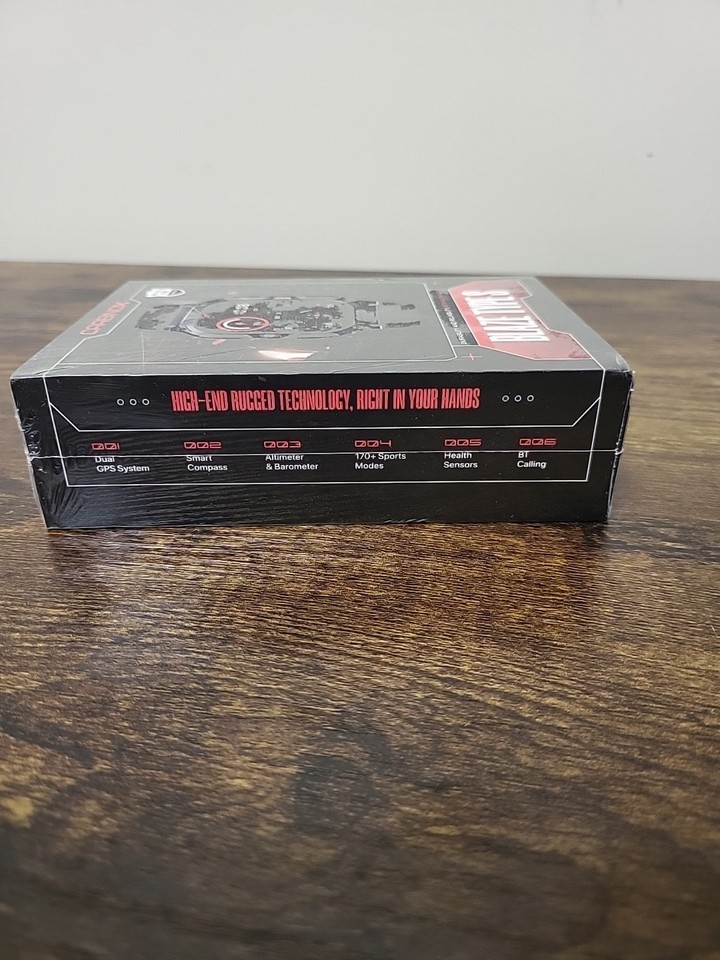 CARBINOX "BLAZE TYPE S " Tactical Military Smartwatch IP69K Black - R5 ...