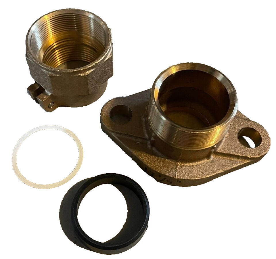 Ford Meter Box 2 in. Flanged x CTS Pack Joint Brass Meter Coupling CF34 ...