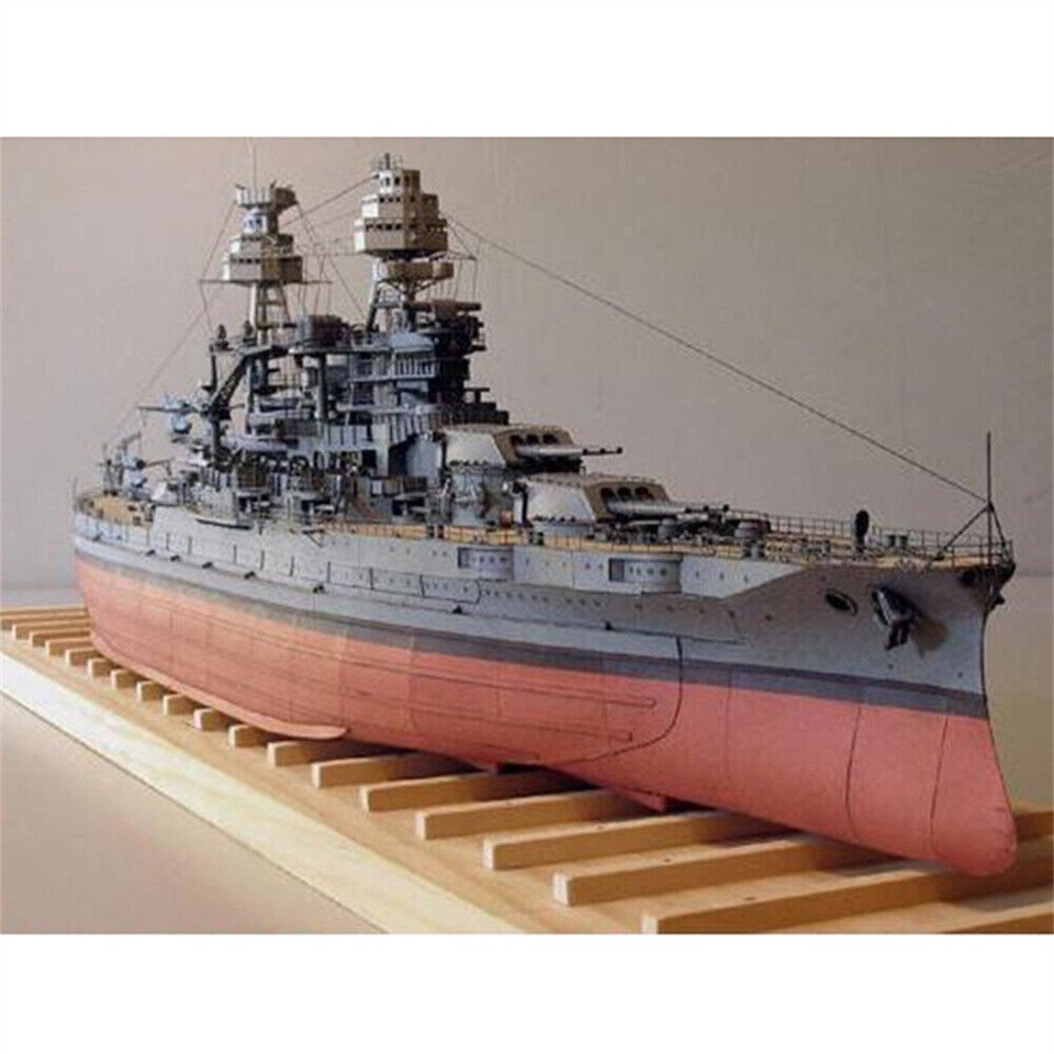 1/250 Diecast US NAVY USS Arizona BB-39 Battleship Paper Model Ship ...