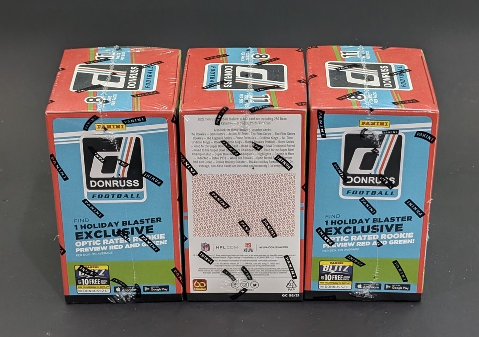 (Lot of 3) 2021 DONRUSS NFL FOOTBALL "HOLIDAY" BLASTER BOX LAWRENCE ...
