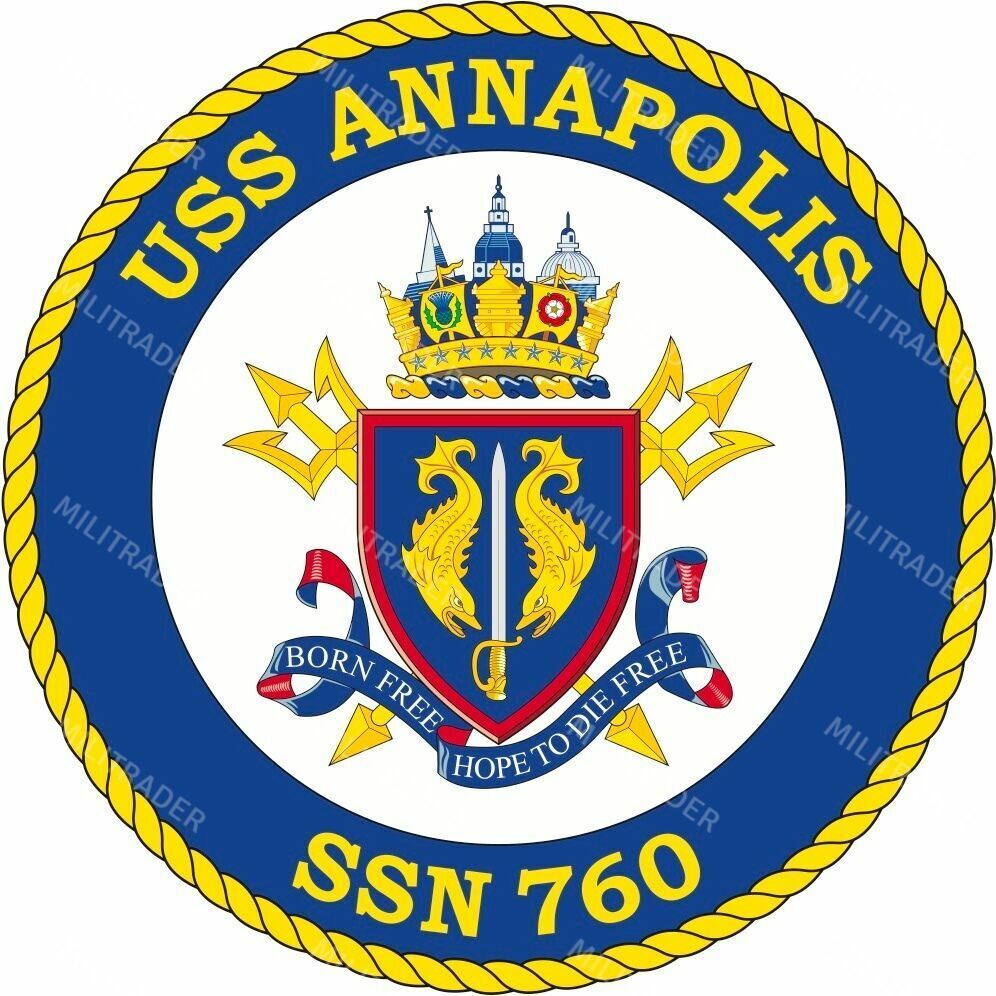 USS Annapolis SSN 760 Self-adhesive Vinyl Decal/Sticker | eBay