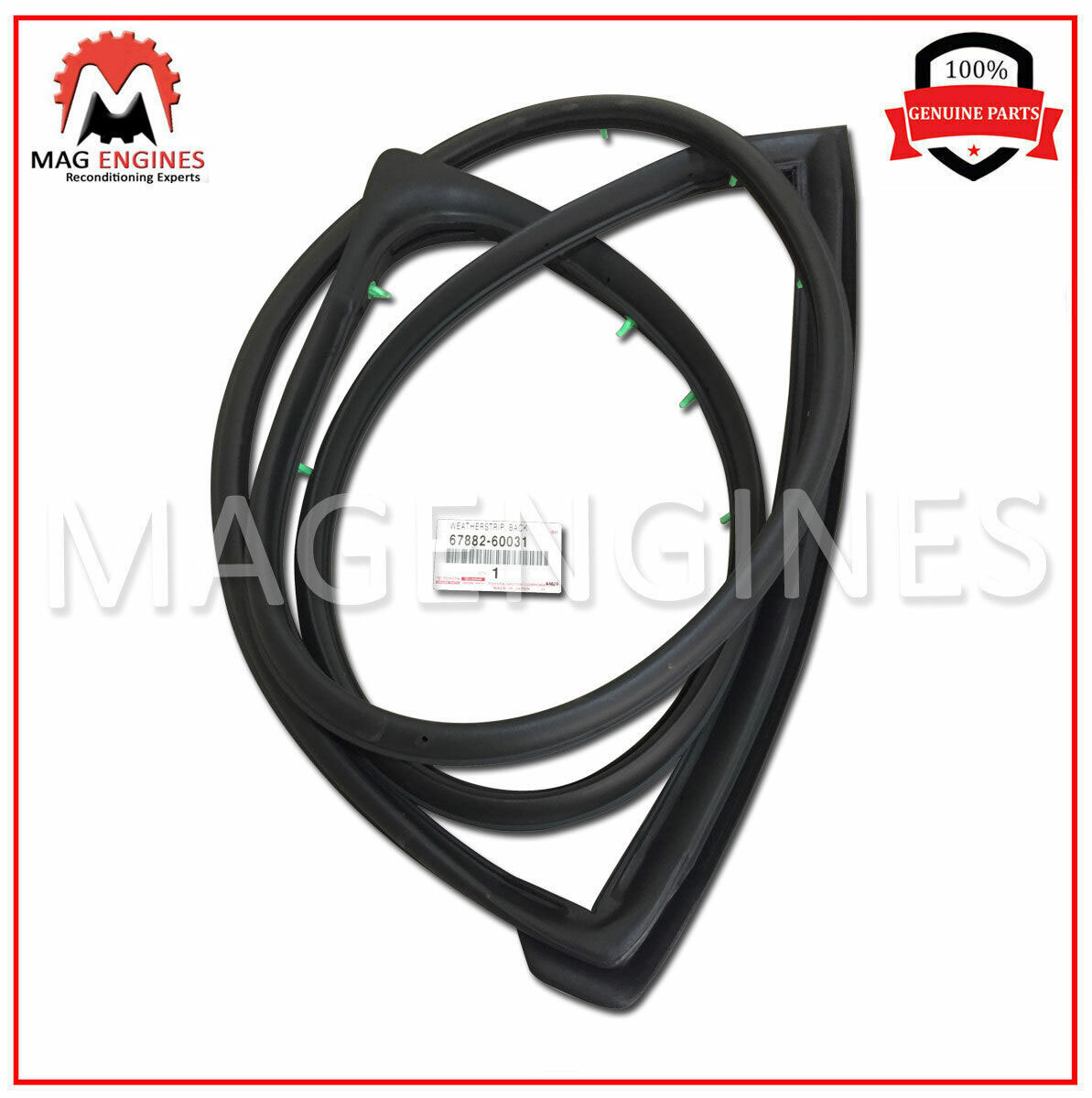 67882-60031 GENUINE OEM WEATHERSTRIP, BACK DOOR, NO.2 6788260031 | eBay