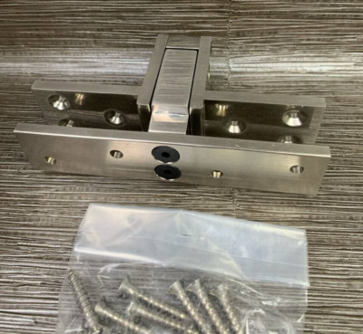 Traditional Harmon Accurate Lock HH.134 Brushed Nickel Heavy Duty Hinge ...