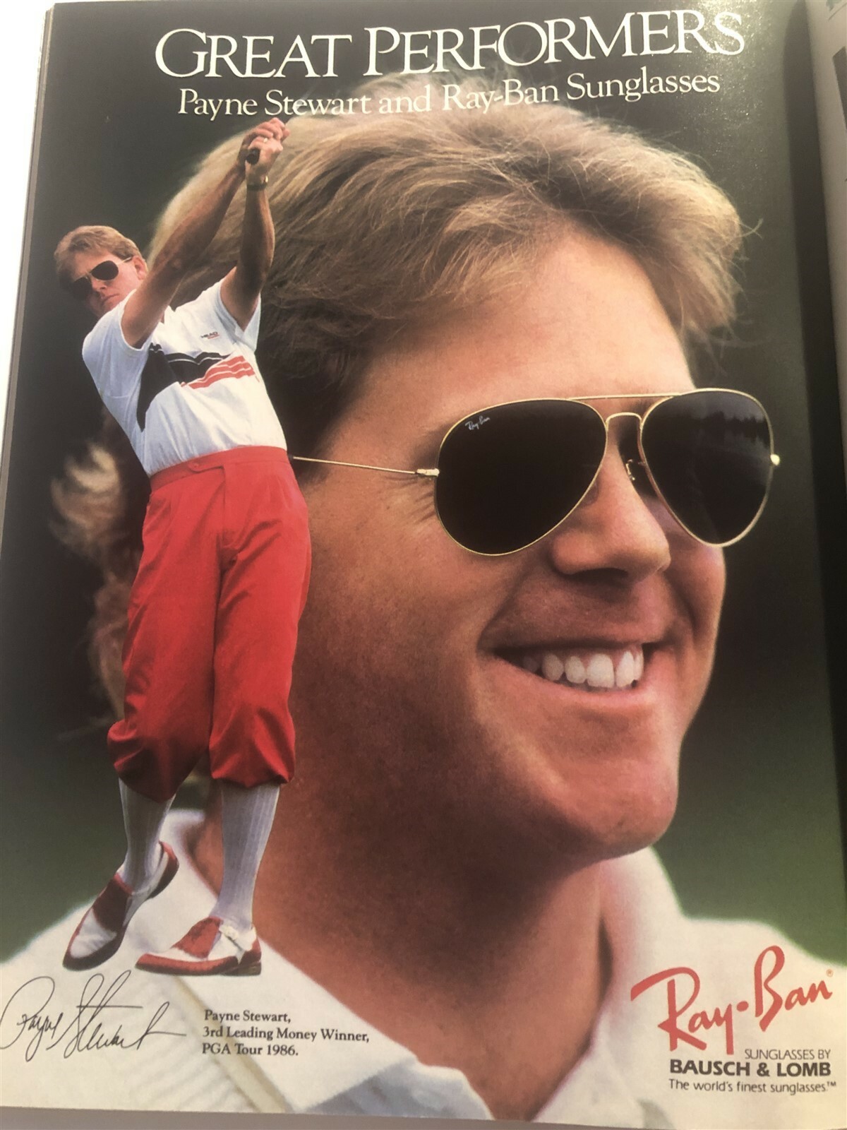 1989 PGA Tour Guide Paul AZINGER Tom WATSON Fuzzy ZOELLER Jack NICKLAUS ...