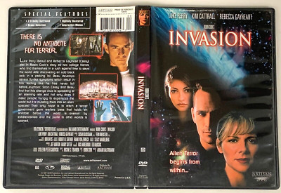 INVASION Luke Perry DVD Kim Cattrall 1997 Sci-Fi Rebecca Gayheart VERY ...