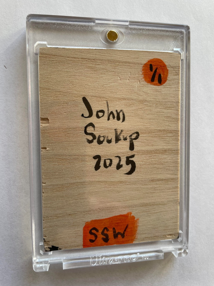 Star Wars Wood Sketch Card 1/1 John Soukup Action Figures Leia Luke ...