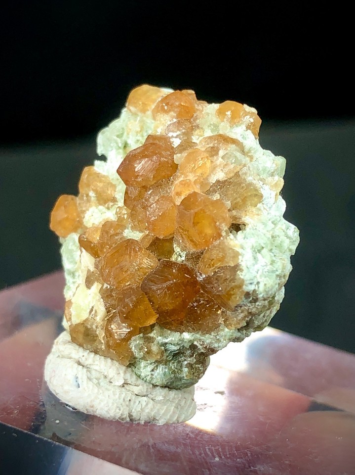 38 ct beautiful Hessonite Garnet Crystal bunch, specimen From Pakistan ...
