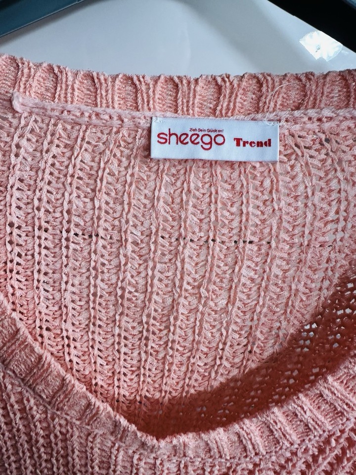 Sheego Trend Pullover Gr.ca 54/56 pfirsich | eBay.de