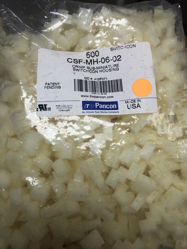 ITW PANCON CSF-MH-06-02 Qty of 150 per Lot CRIMP SUB-MINIATURE ...
