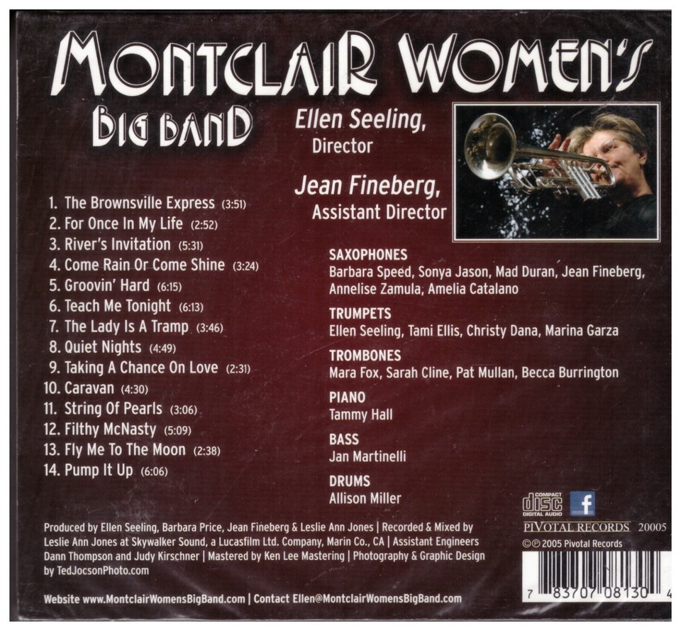 Montclair Women's Big band - Ellen seeling - director [CD] 2005/Pivotal ...