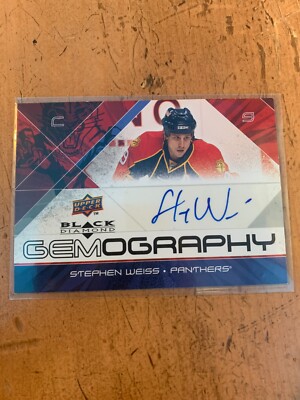 2008-09 Black Diamond Gemography #GSW Stephen Weiss AUTOGRAPH | eBay