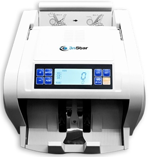 3nStar Bill Counter (BC1005) 220v 2UV, 1MG Extra rollers Dual display ...