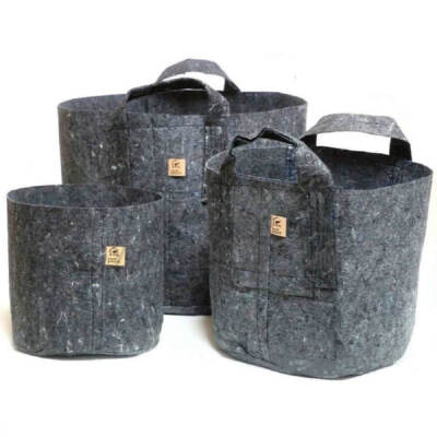 Stofftopf Root Pouch Grau, textil Blumentopf 3,8L - 56L Grow Pot | eBay