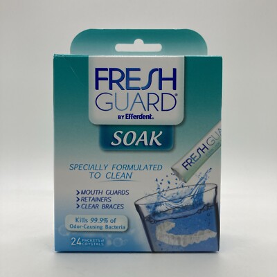 Fresh Guard Soak by Efferdent, 24 Packets | eBay