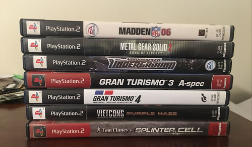 Playstation 2 Games ( PS2)- Lot of 7 With manuals and discs inside. | eBay