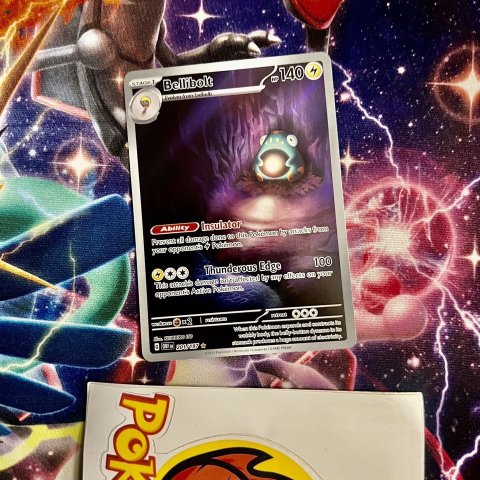 Pokémon Bellibolt Card Obsidian Flames | eBay