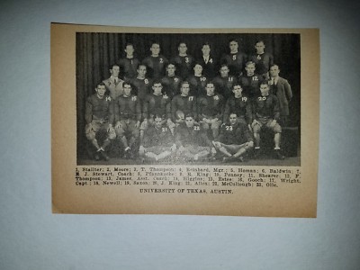 University of Texas Austin 1925 Football Team Picture | eBay