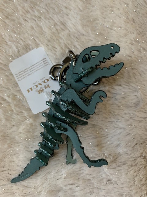 - Coach Small Rexy Dinosaur Bag Charm Keychain in Marine F55868 for ...