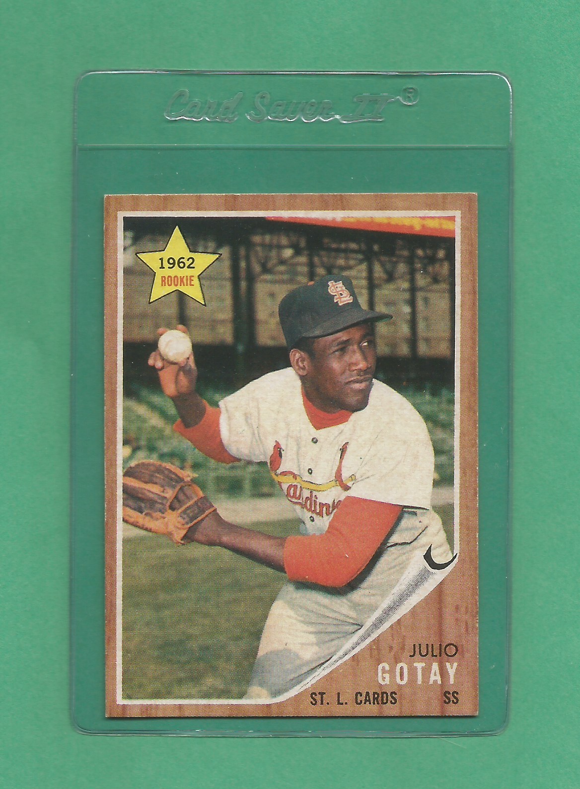 1962 Topps St. Louis Cardinals Julio Gotay # 498 NM+ Tough Card !!! | eBay