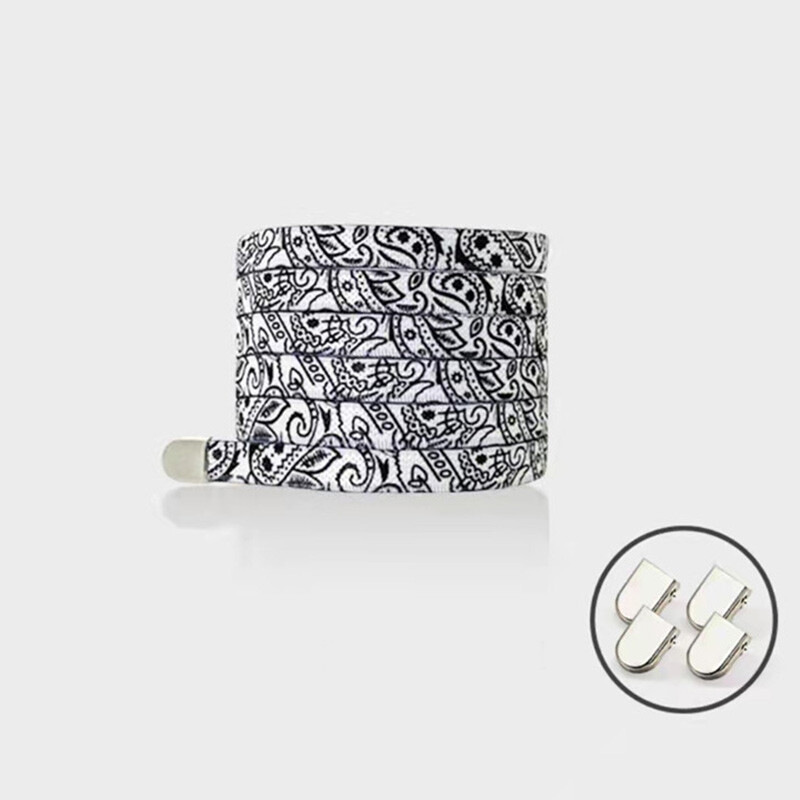 No Tie Flat Elastic Shoelaces Sport Shoe Laces String For Kid Adult ...