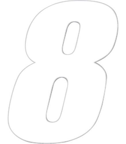 One Industries Motorcycle Racing Number "8" Decal Decals Stickers 7 ...