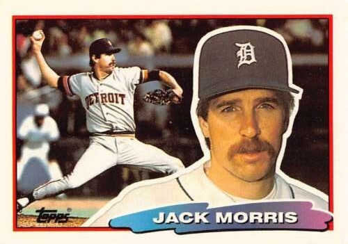 1988 Topps Big #170 Jack Morris Pitcher Detroit Tigers FREE shipping | eBay