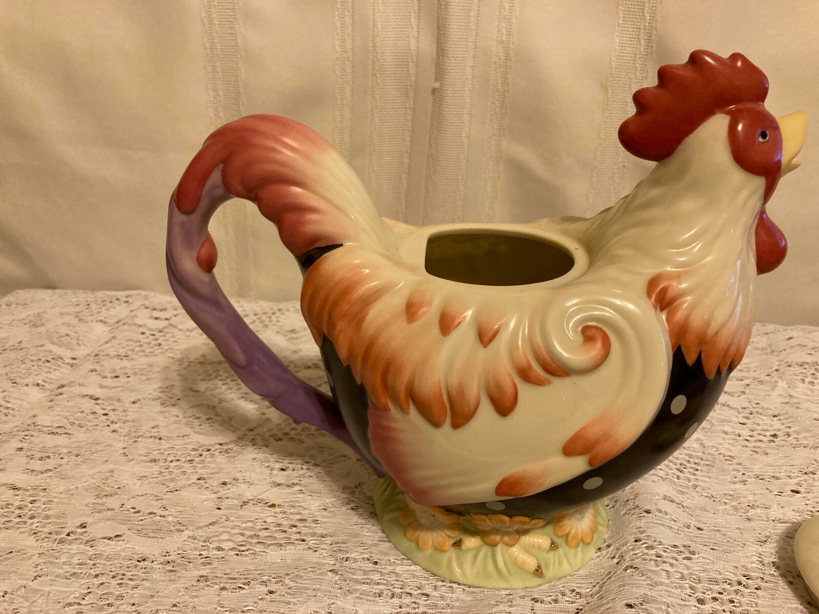 Lenox Chicken Rooster "Daybreak Sunshine" Teapot 4 CUP - MINT for sale ...